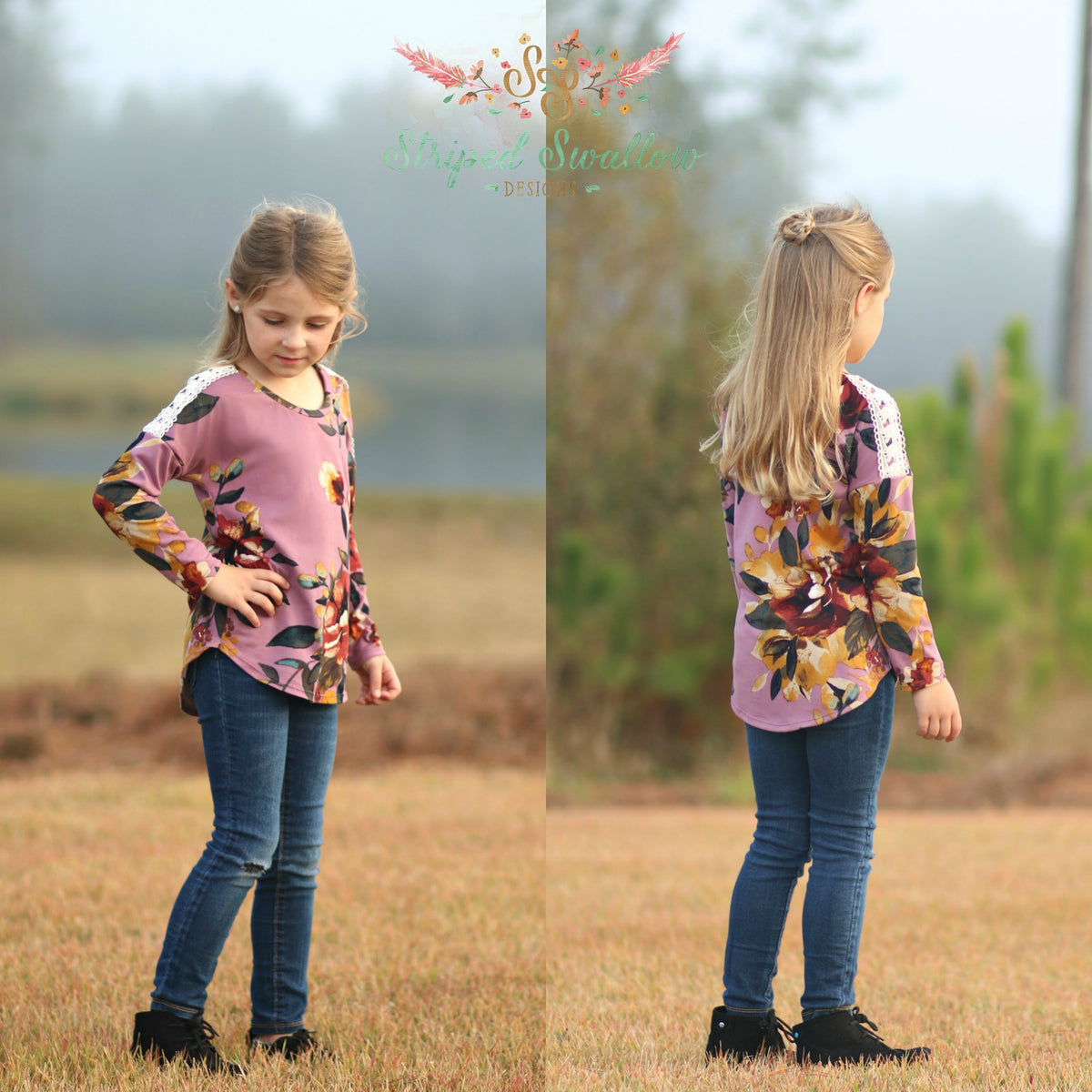 Girls - Striped Swallow Designs